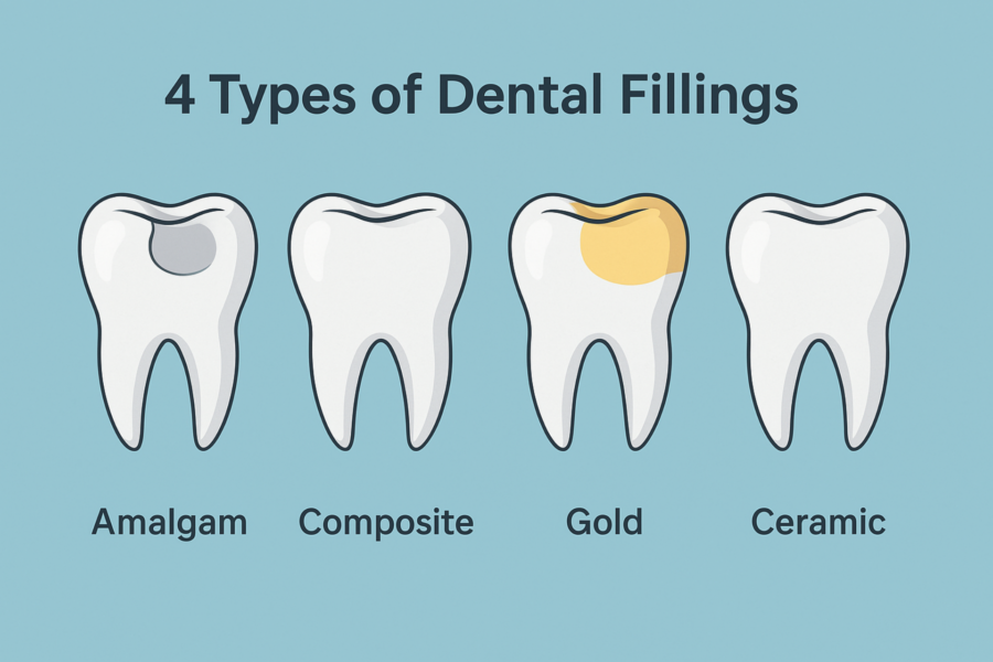 The 4 Types of Tooth Fillings: How to Know Which to Get